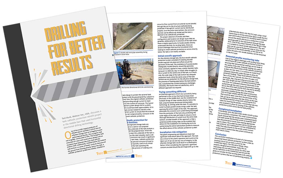 Horizontal Directional Drilling for a Middle East Tank Retrofit ...