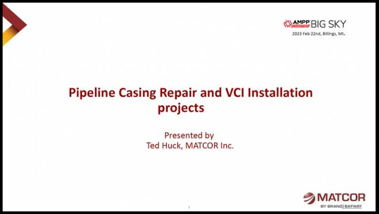 Casing Repair & VCI Case Study | MATCOR